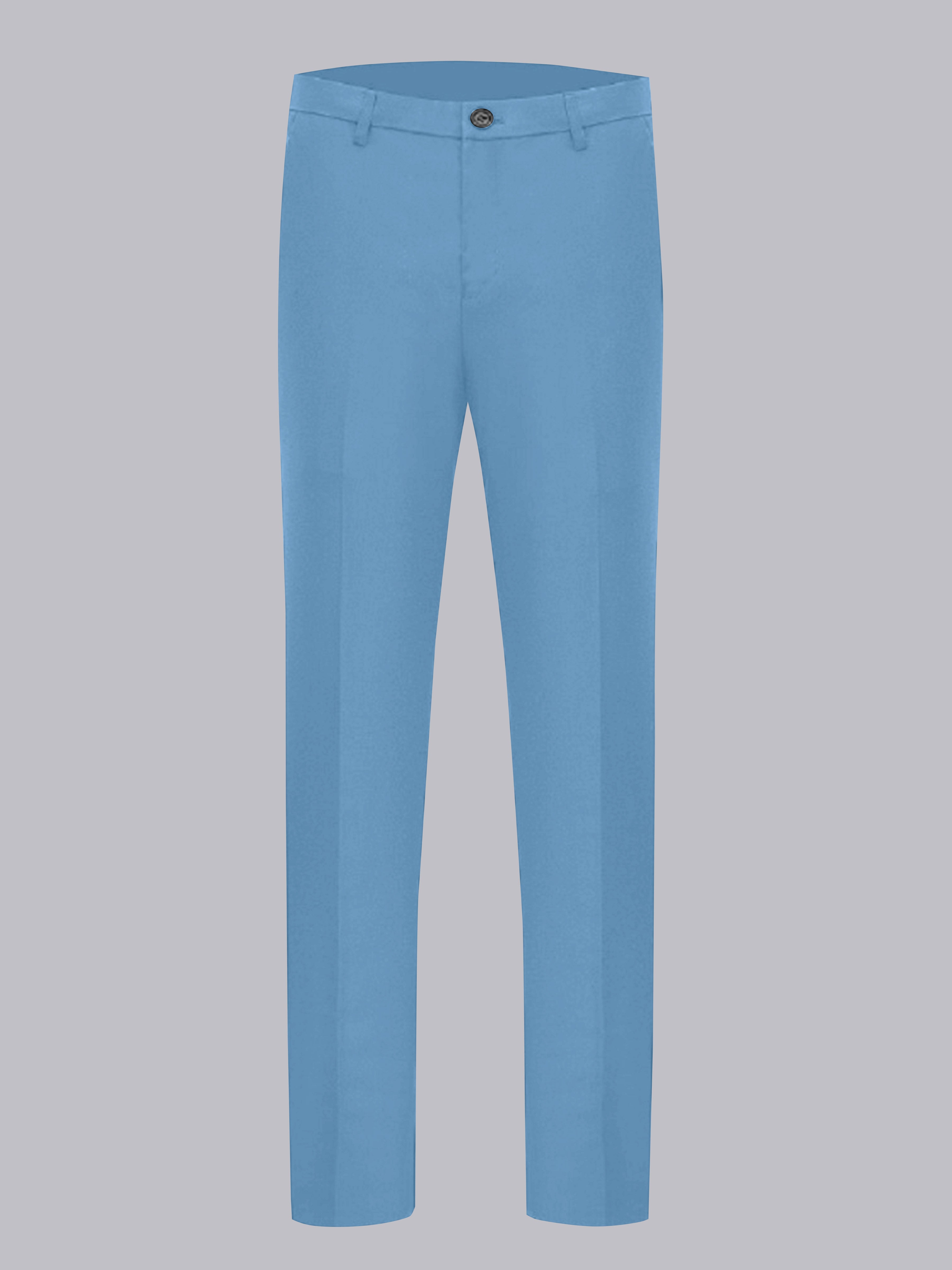 Minimalist Men's Straight Leg Plain Standard Fit Pants
